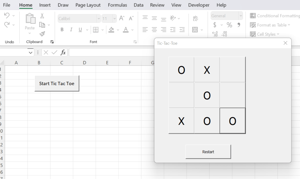 2.3 Tic Tac Toe in Excel - STEM Excellence